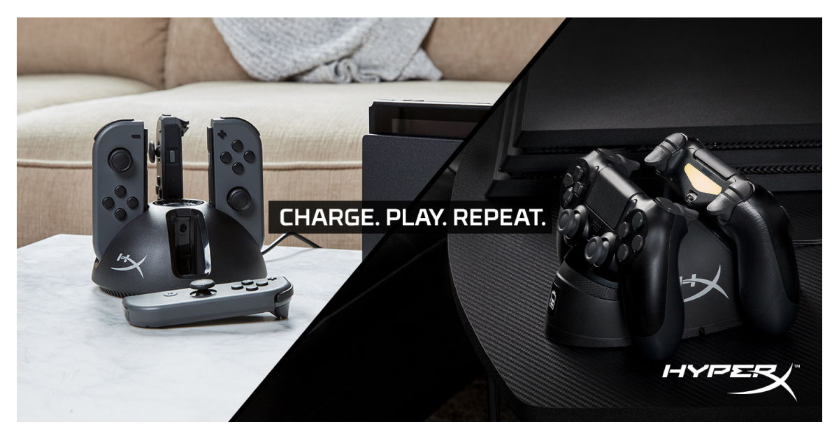 HyperX Expands Gaming Accessory Lineup with ChargePlay Charging ...