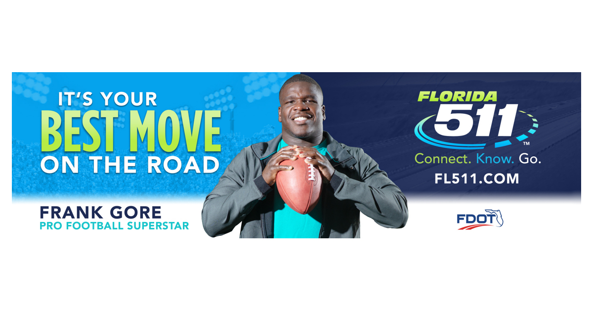 Pro Football Superstar Frank Gore Lends His Name to FL511 | Business Wire