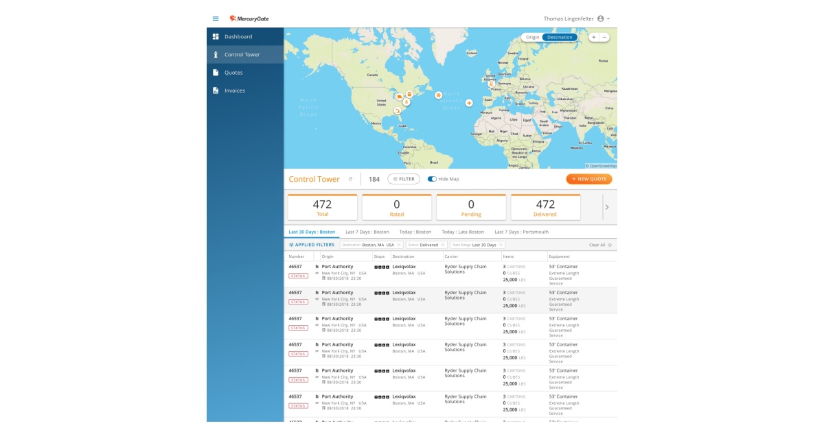 MercuryGate Releases New Portal Capabilities Providing Extensive New ...