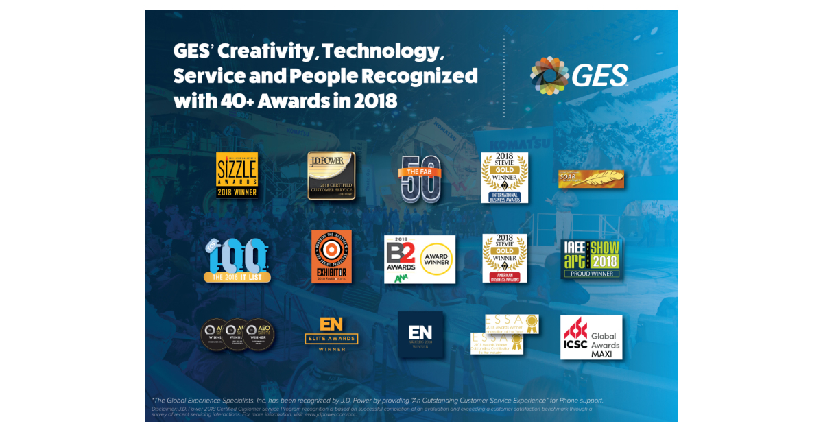 GES’ Creativity, Technology, Service and People Recognized | Business Wire