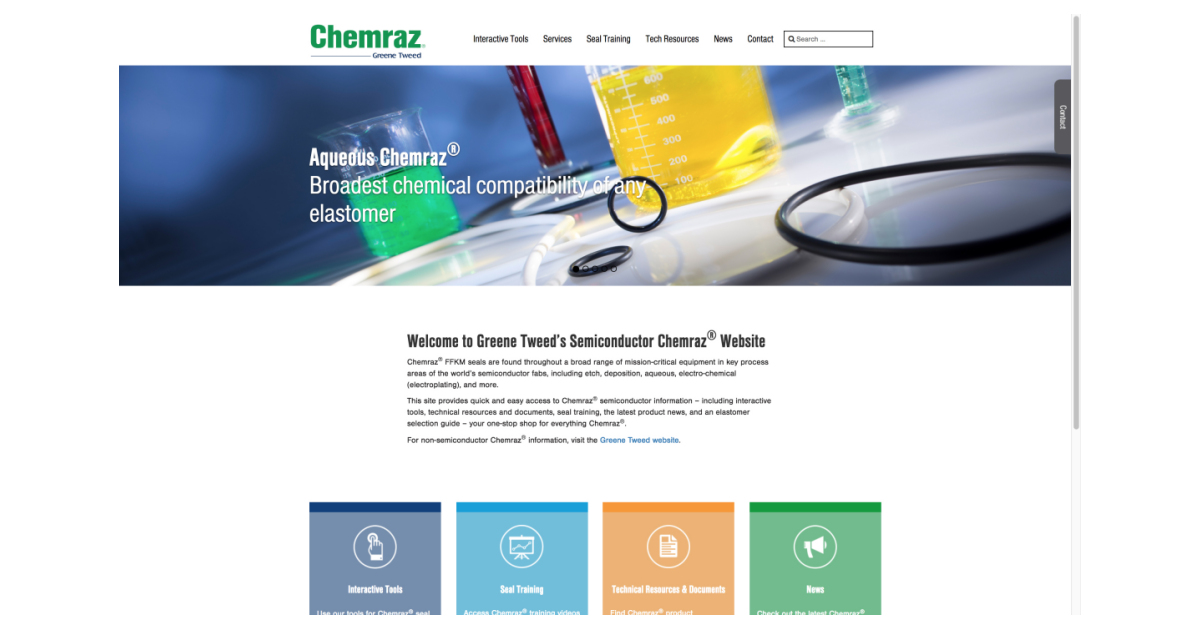 Greene Tweed eröffnet neue Chemraz® Website für die Halbleiterbranche ...