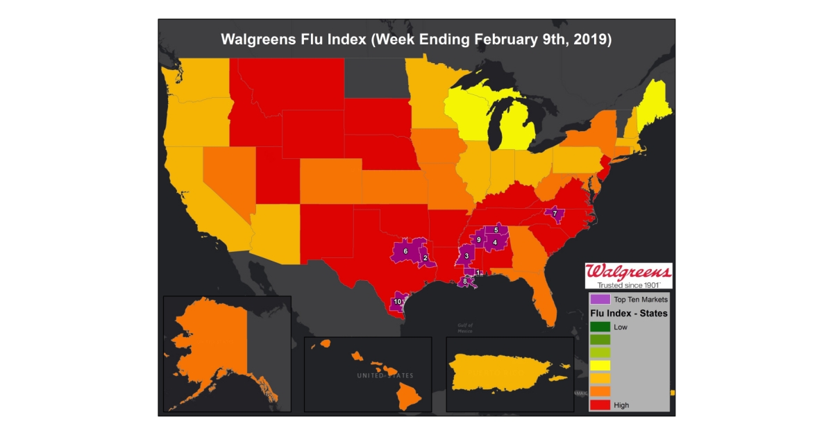 Mississippi, Alabama and Oklahoma Top State List for Flu Activity ...