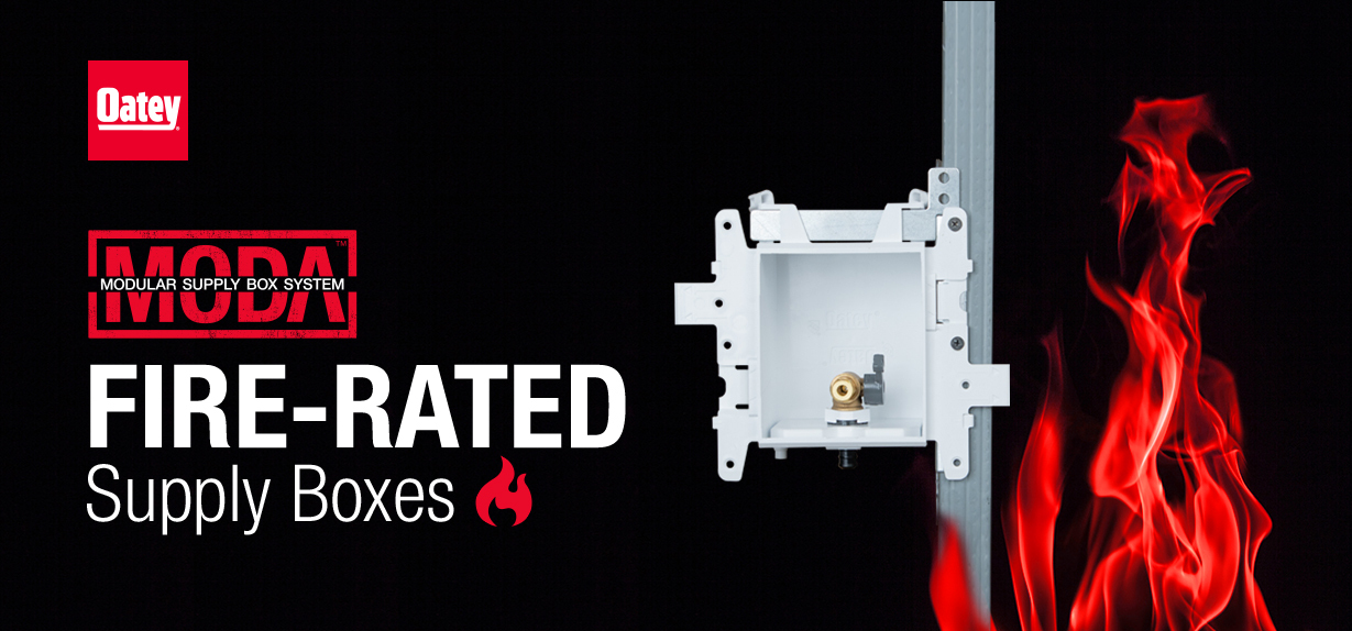 Oatey® MODA™ Modular Supply Box System Adds Fire Rated Applications to ...