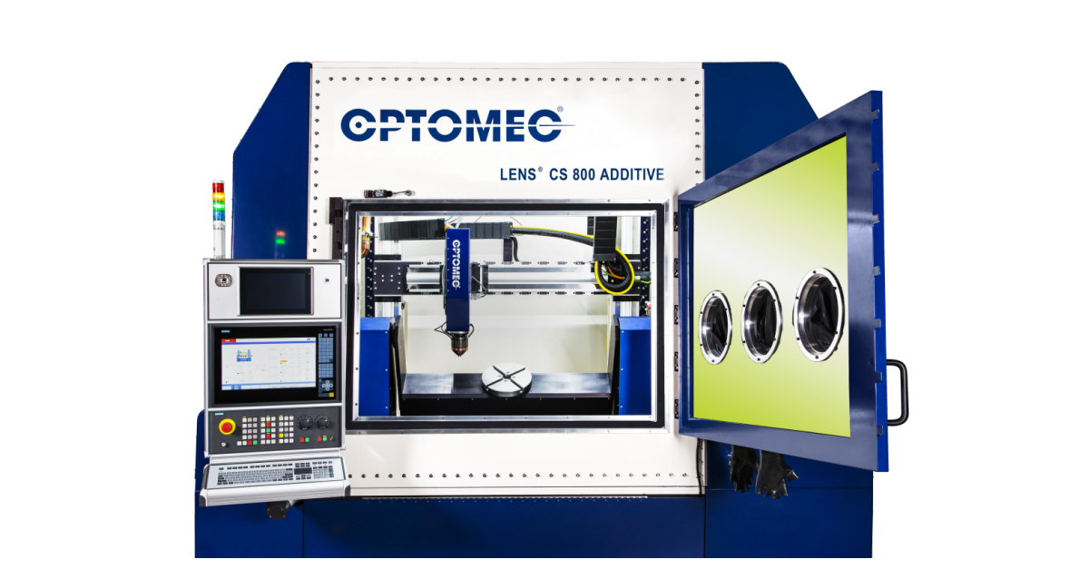 Optomec Announces Its New LENS CS 600 and 800 Controlled Atmosphere DED ...