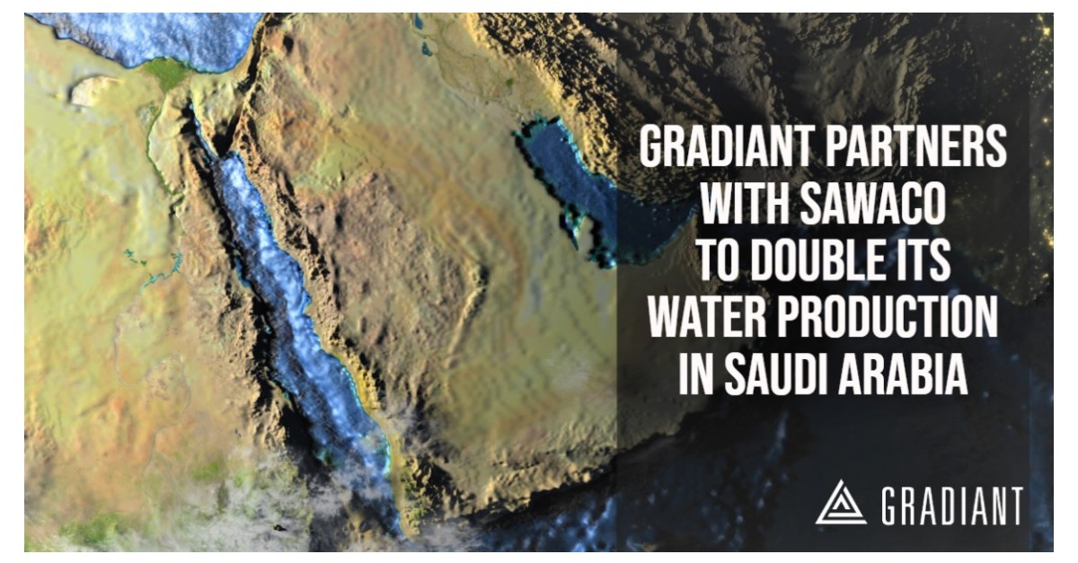 Gradiant Partners with Saudi Arabia’s SAWACO to Double Production of ...
