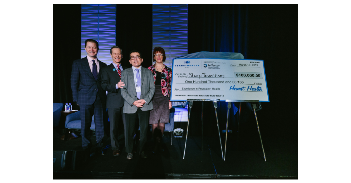 Sharp Transitions Awarded $100,000 2019 Hearst Health Prize for Its ...