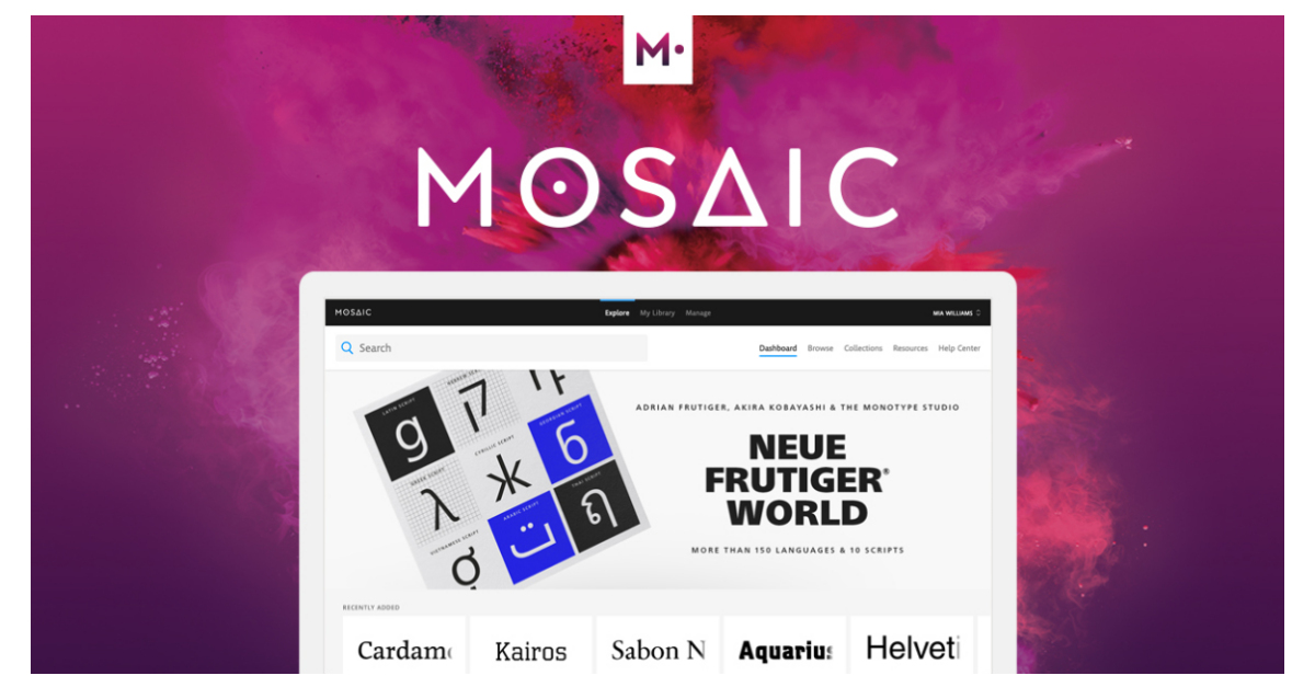 Monotype Opens Mosaic to Allow the Addition of Third-Party Fonts ...