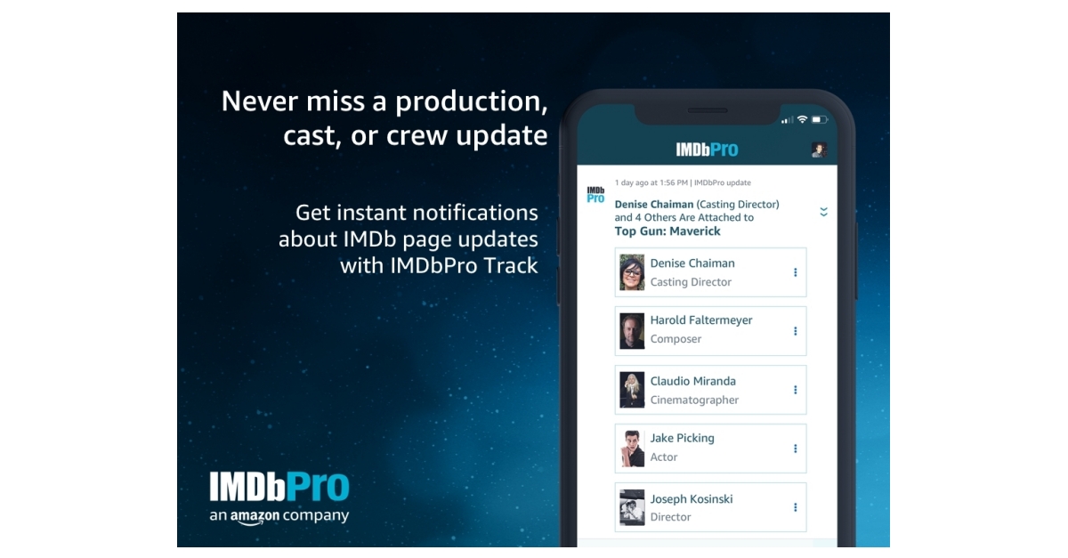 IMDbPro Track Now Notifies Members About Updates to IMDb Pages of ...