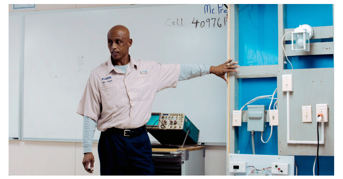 Fluor Instructor Clemon Prevost Named Nation’s Top Craft Instructor by ...