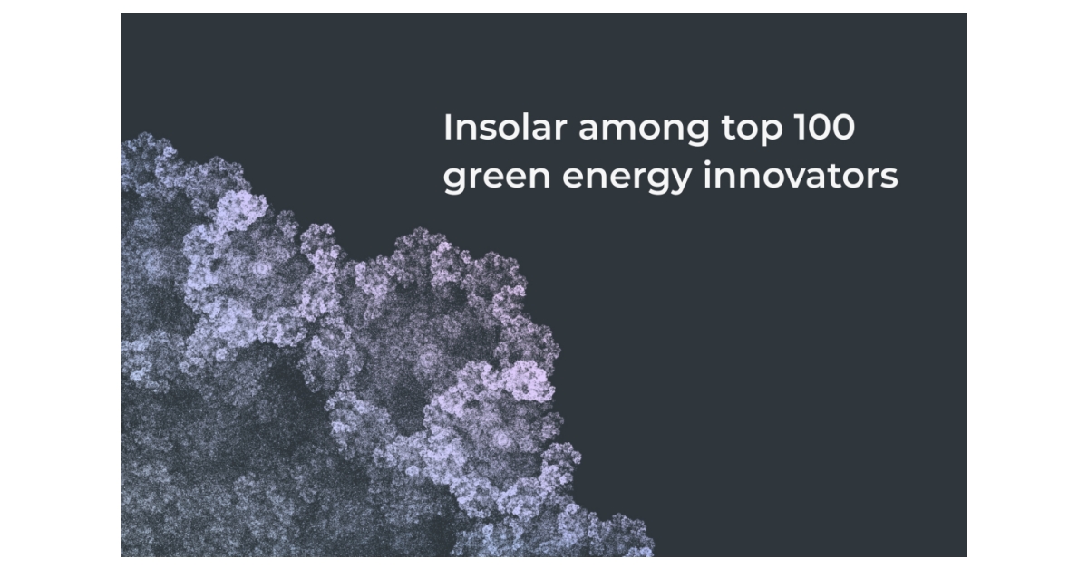 Insolar unter den top 100 Energie-Innovationsunternehmen | Business Wire