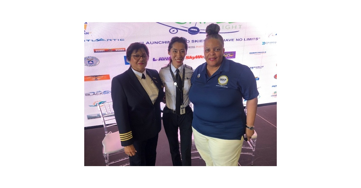 OBAP South Florida President Dr. Sheila Chamberlain and Silver Airways ...