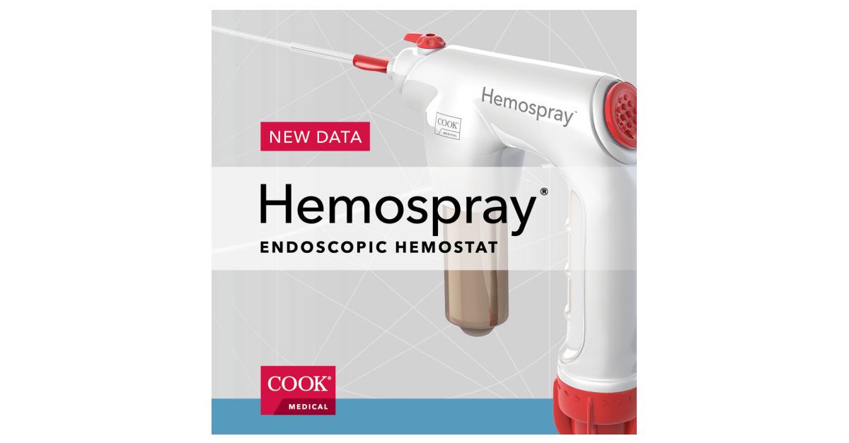 New Study Investigates Safety and Efficacy of Cook Medical’s Hemospray ...