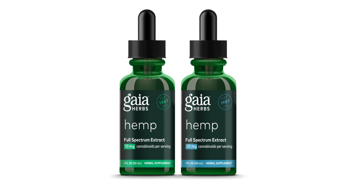 Gaia Herbs Launches Premium Full Spectrum Hemp Line | Business Wire
