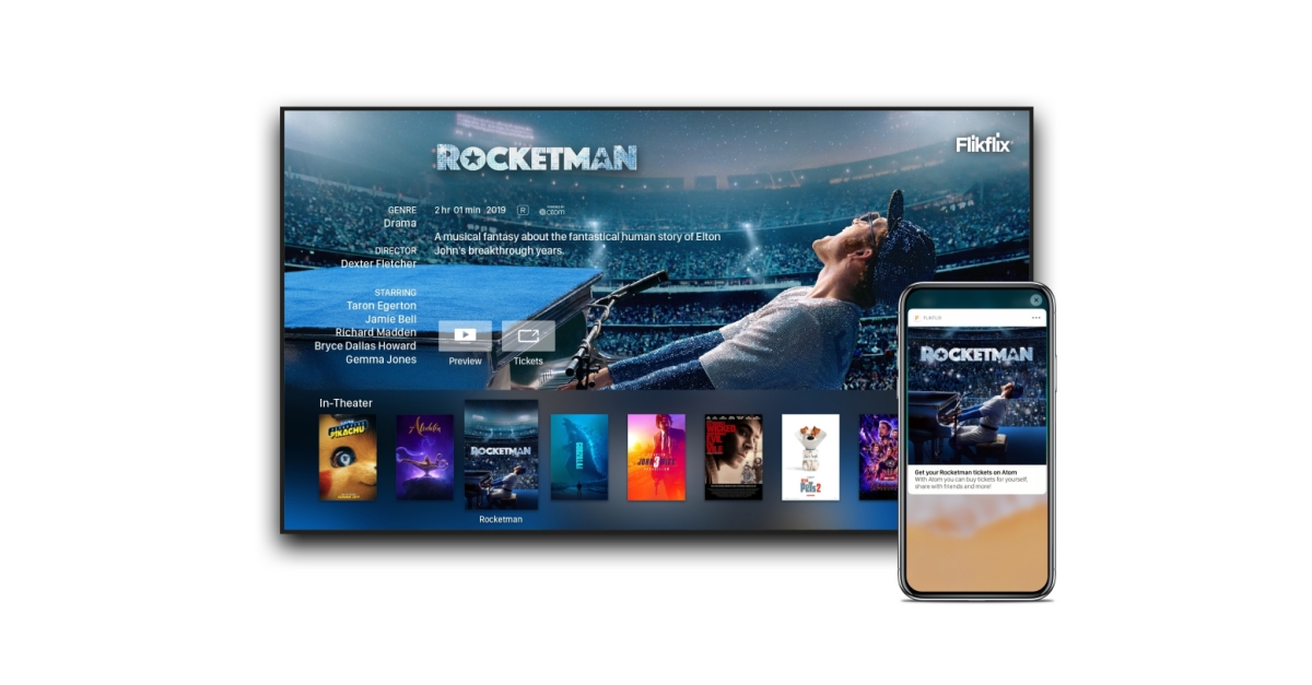 Introducing Flikflix® + Atom Tickets for Apple TV | Business Wire