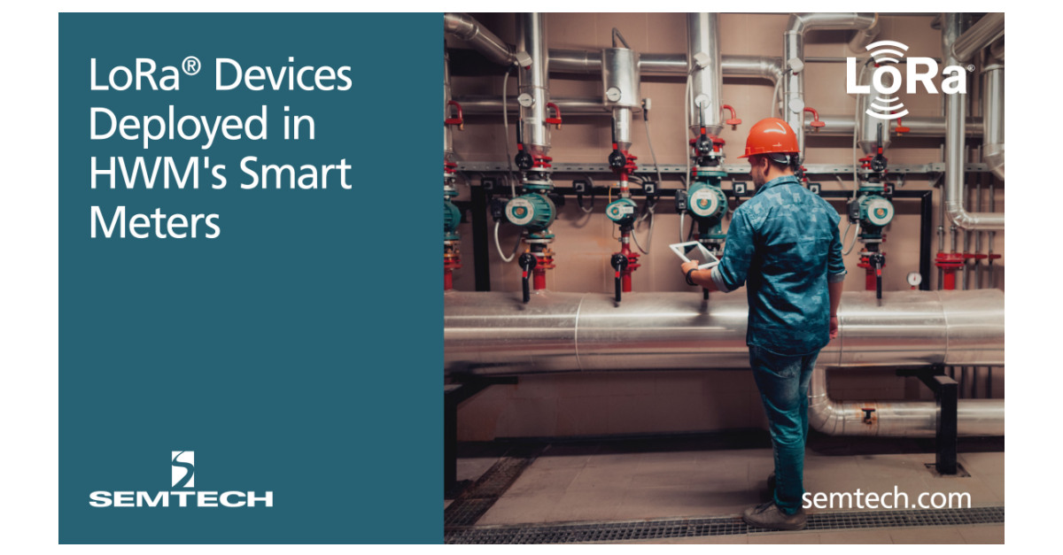 Semtech’s LoRa Devices Successfully Deployed in HWM’s Water Meter Solutions | Business Wire