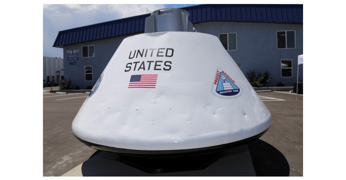 Special Aerospace Services Unveils Restored Apollo Test Capsule in ...