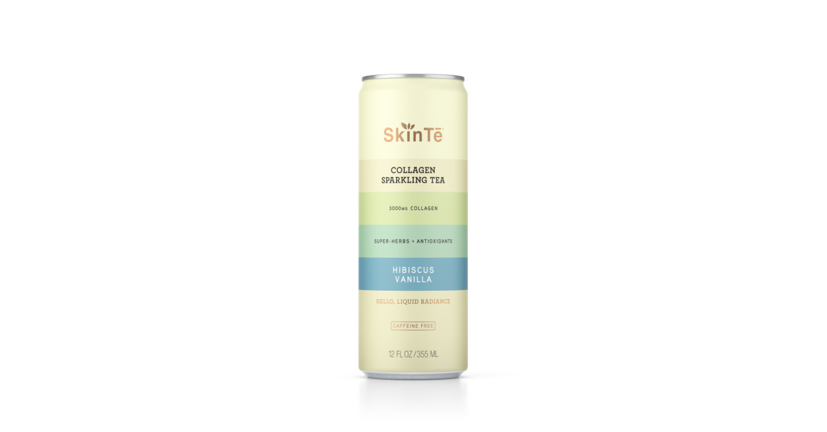 Sip Your Skin Care, Day or Night! SkinTē Collagen Sparkling Tea ...