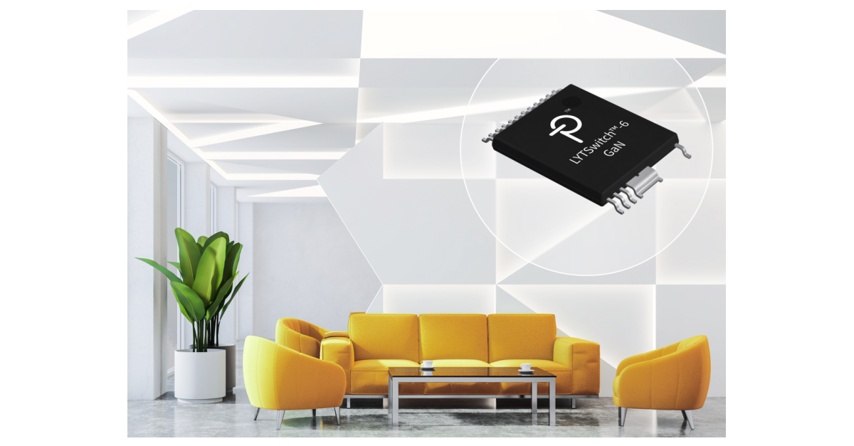 Power Integrations推出全新LYTSwitch-6 LED驱动器IC - 采用PowiGaN技术，可提供优异的功率密度和效率 | Business Wire