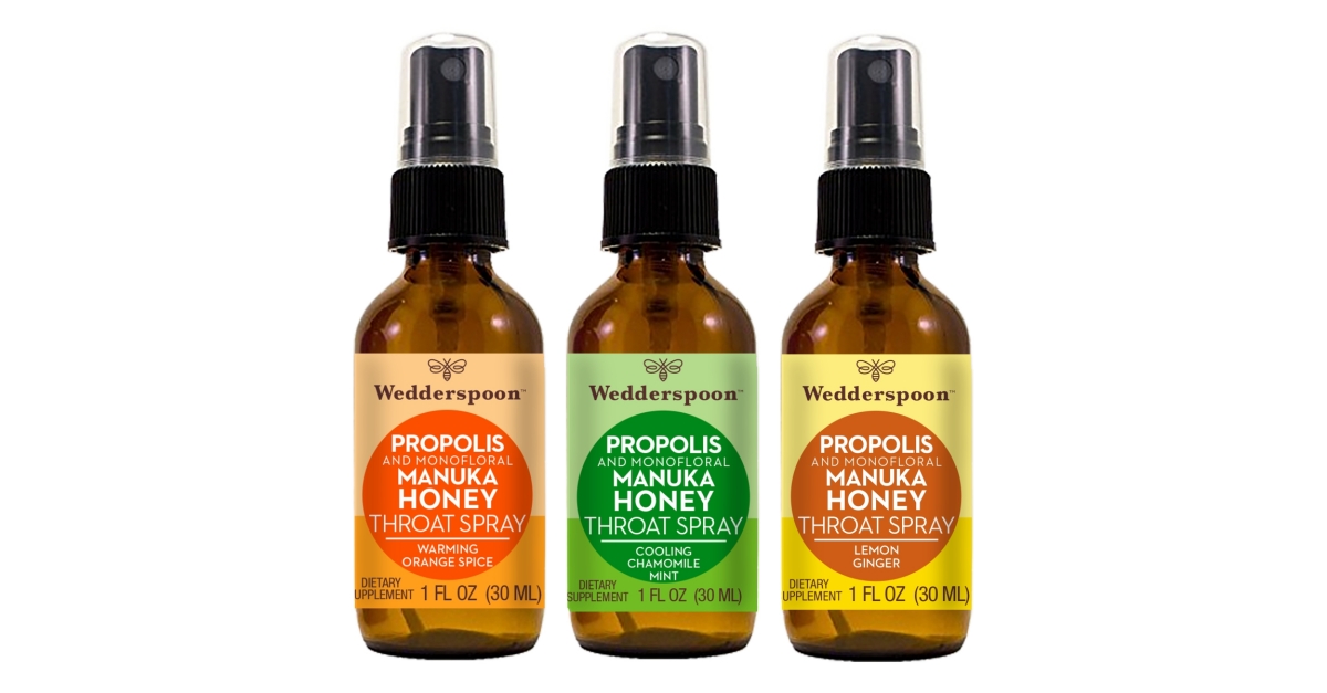 Wedderspoon Debuts New Bee Propolis Throat Spray Line with Monofloral Manuka Honey at Natural ...