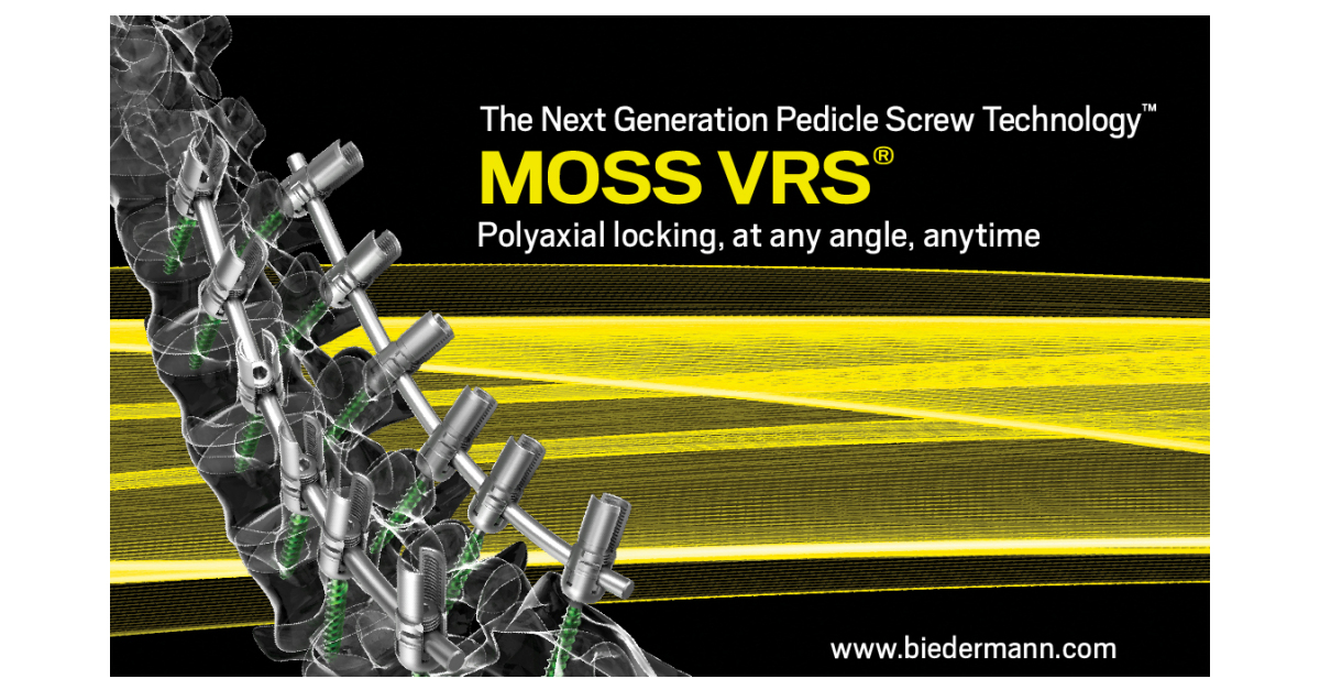 Biedermann Motech to Introduce MOSS VRS® - The Next Generation Pedicle ...
