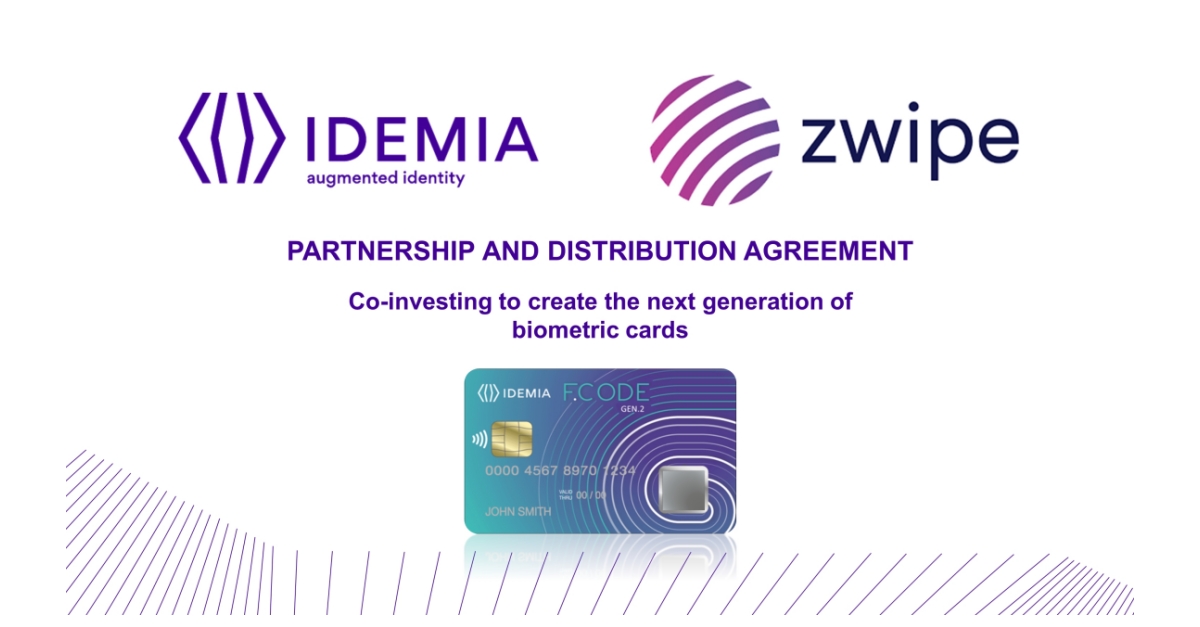 Riassunto: IDEMIA e Zwipe si associano per offrire una piattaforma di carte di pagamento ...