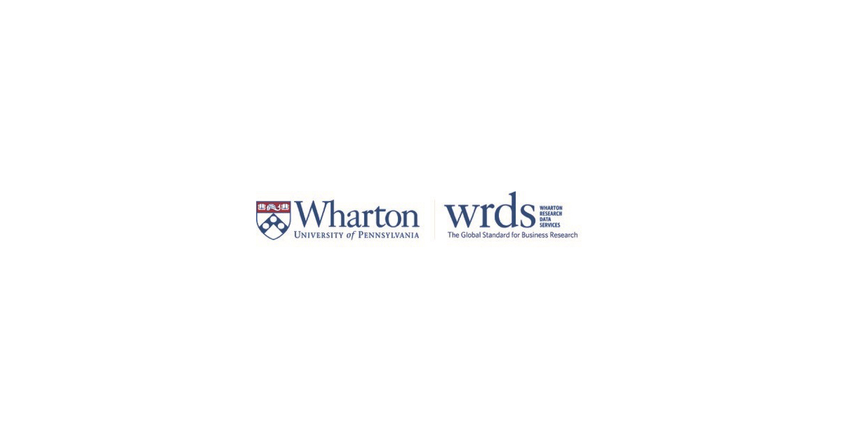 WRDS Advanced Research Scholar and Wharton Research Data Analytics ...