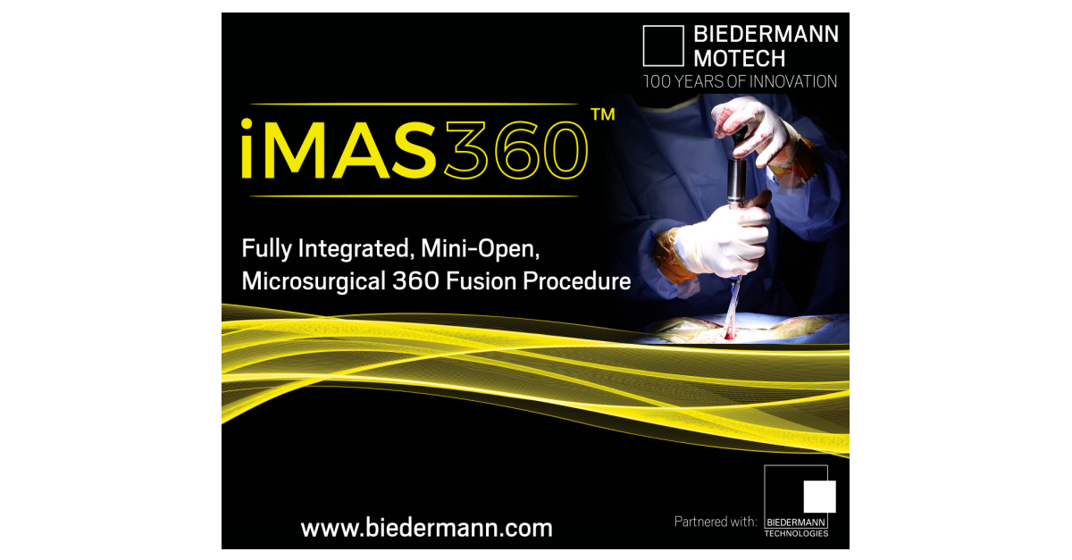 Biedermann Motech To Further Expand Its iMAS360™ Procedural Solution ...