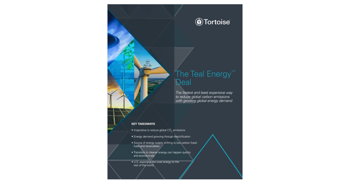 Tortoise Releases Teal Energy Deal White Paper | Business Wire
