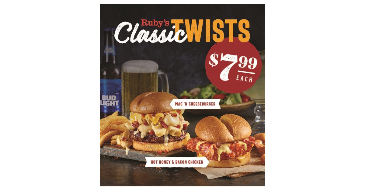 Ruby Tuesday’s New Classic Twists Meals Deliver Big Flavor at a Small ...