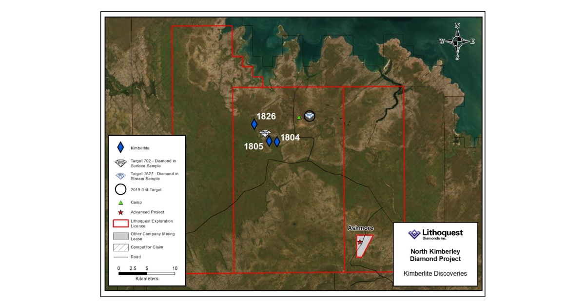 Lithoquest Discovers Two New Kimberlites on the North Kimberley Diamond ...