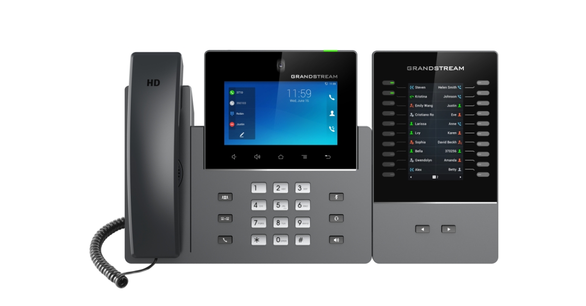 Grandstream Releases a New High-End Smart IP Video Phone and Extension ...