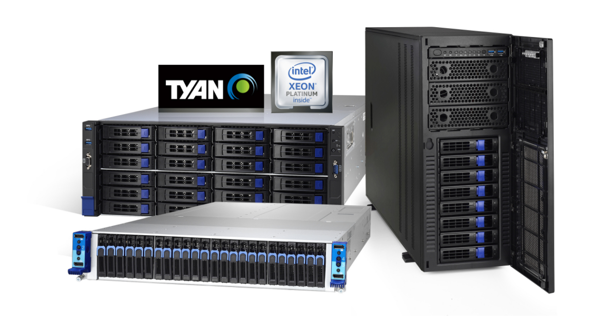 TYAN Showcases HPC, AI and Storage Server Platforms Featuring 2nd Gen Intel® Xeon® Scalable ...