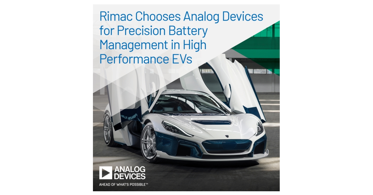 Rimac Chooses Analog Devices to Enable Precision Battery Management in ...