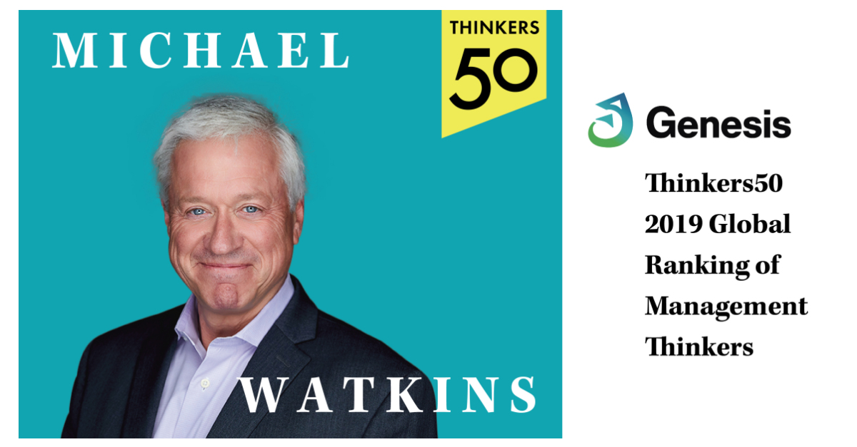 Genesis Co-Founder Michael Watkins Is Named One of the World’s Most Influential Business ...