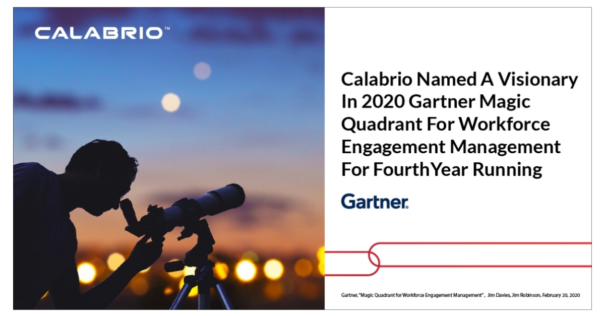 Calabrio zum vierten Mal in Folge zum Visionär im Magic Quadrant von ...