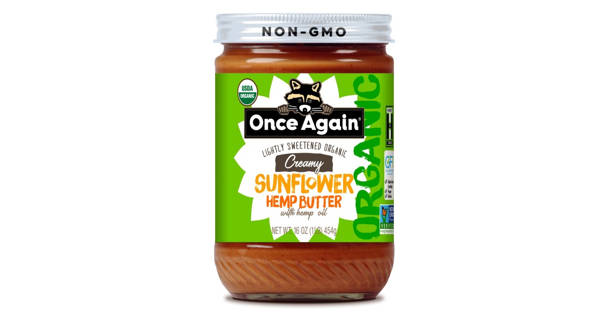 Once Again Launches Sunflower Hemp Butter at Expo West | Business Wire