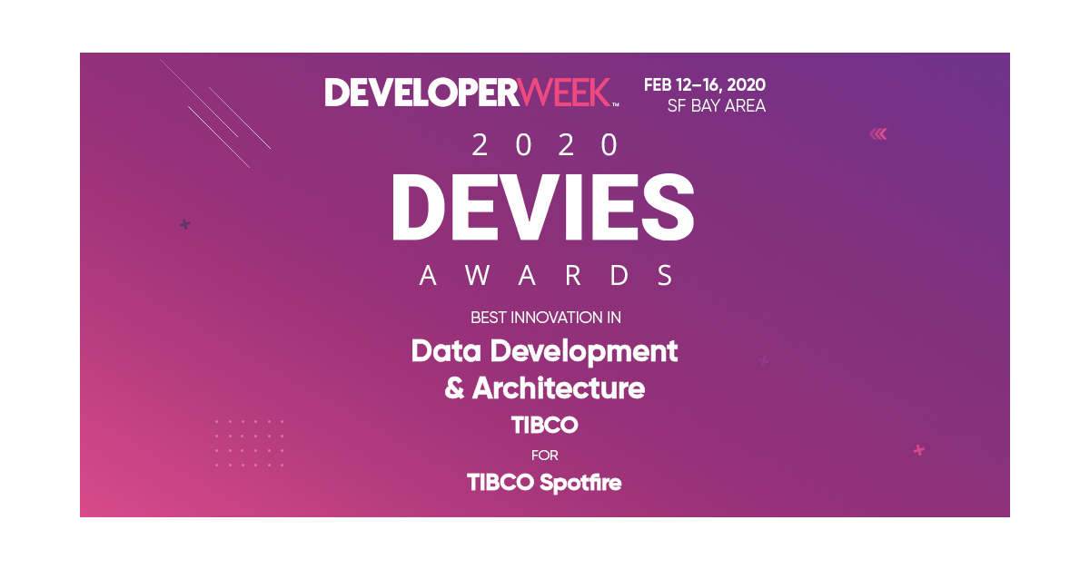 TIBCO Receives 2020 DEVIES Award for Data Development and Architecture ...
