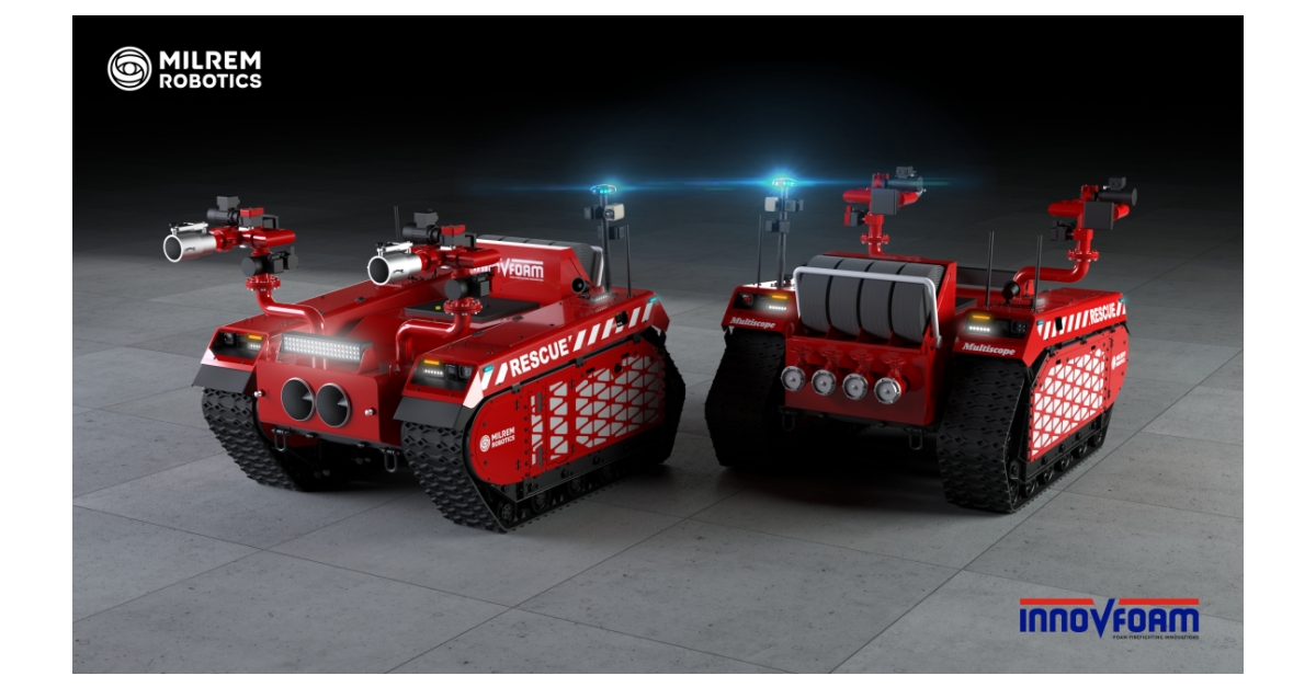 Milrem Robotics e InnoVfoam sviluppano robot vigili del fuoco ...