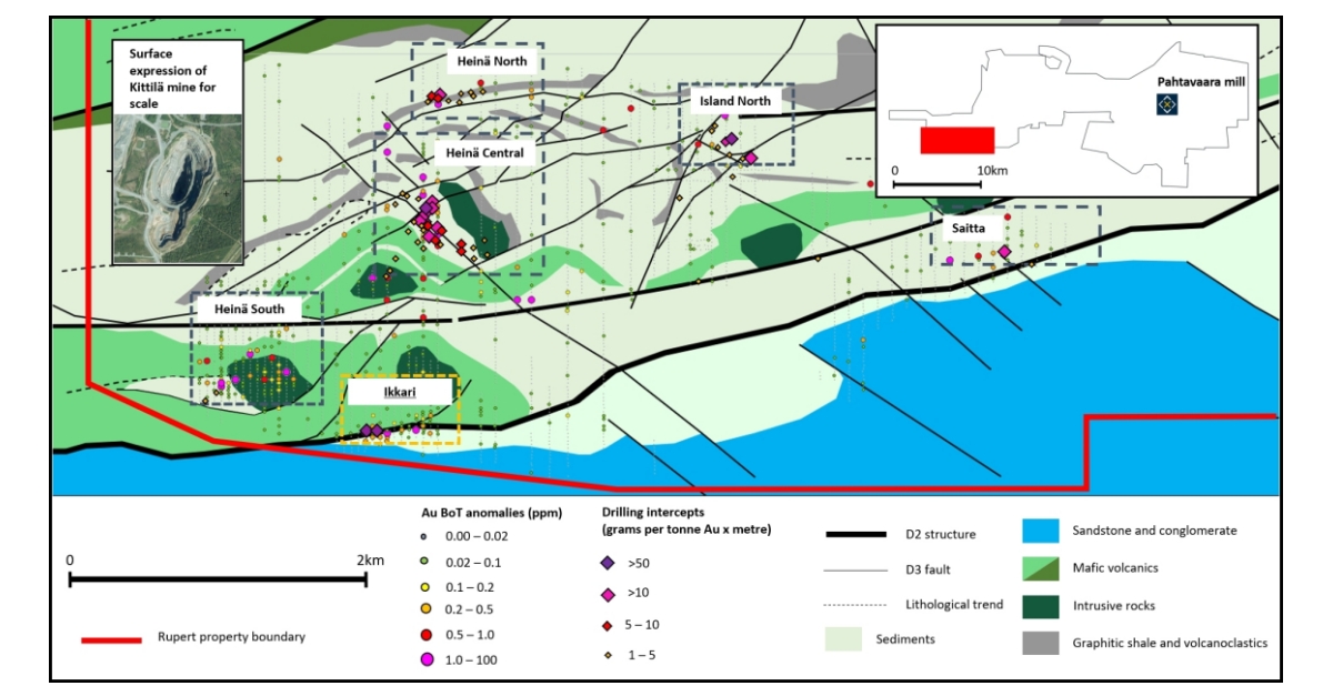 Rupert Resources Drills 137m Grading 1.8g/t Gold From Surface at New ...