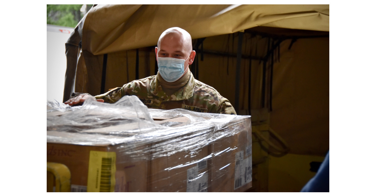 Virginia National Guard on the Move With Hanes Face Masks | Business Wire
