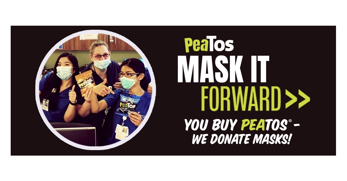 PeaTos® Launches “Mask It Forward” Initiative as Nation Starts to Open ...