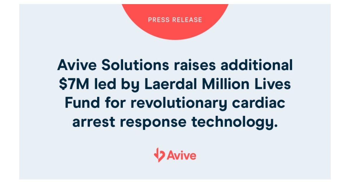 Avive Solutions Raises Additional $7m for Revolutionary Cardiac Arrest ...