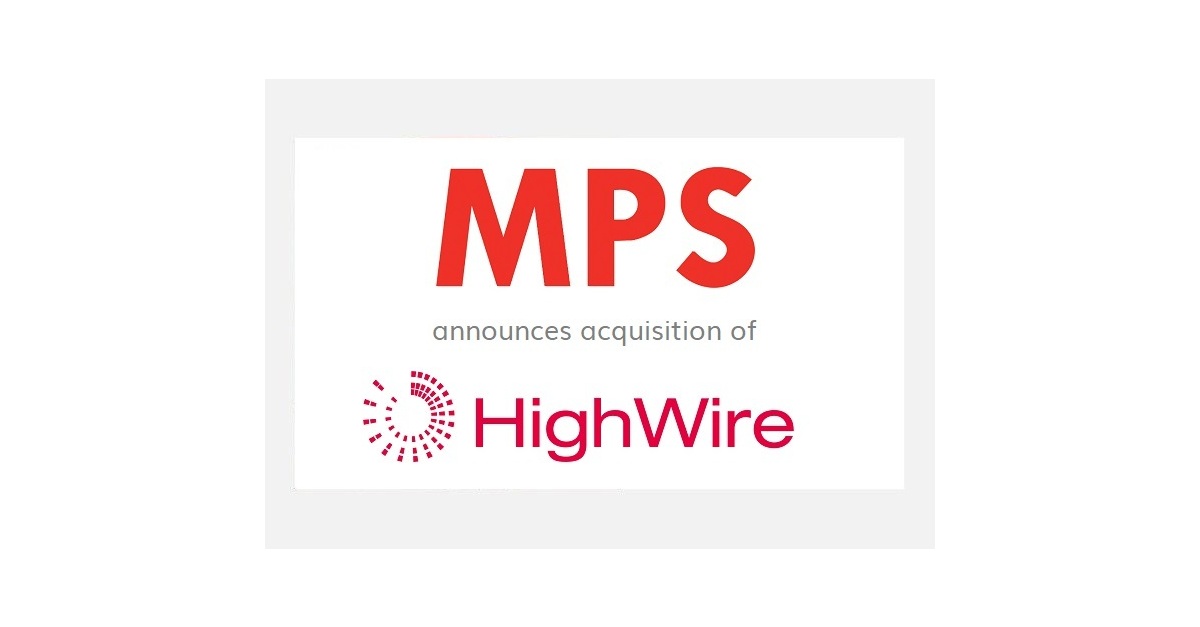 MPS Completes Acquisition of HighWire Press to Accelerate Platform ...
