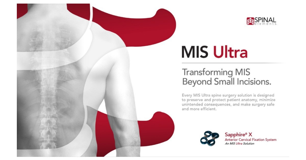 Spinal Elements® Announces FDA Clearance of Sapphire® X Anterior Cervical Fixation System ...