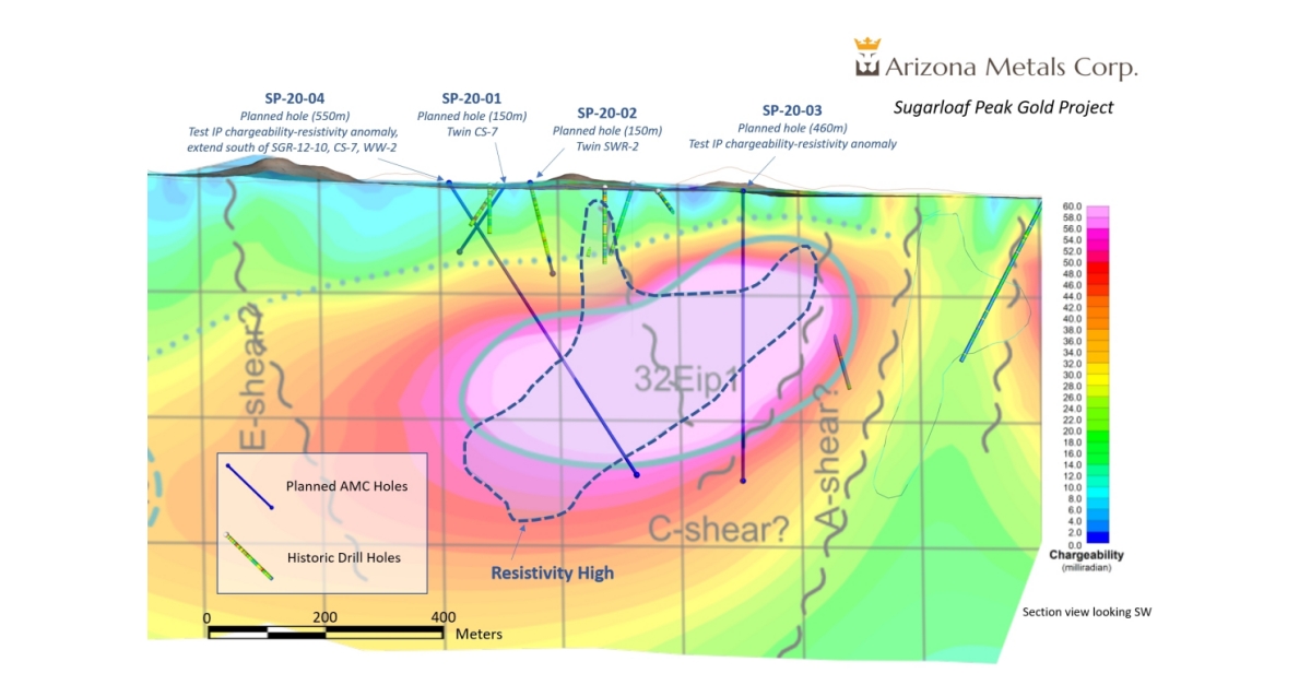 Arizona Metals Corp Announces Start of Drilling at Its Sugarloaf Peak ...