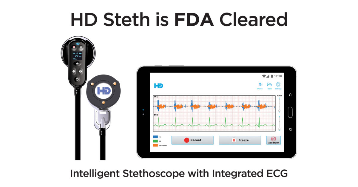 HD Medical Awarded FDA Clearance For HD Steth | Business Wire