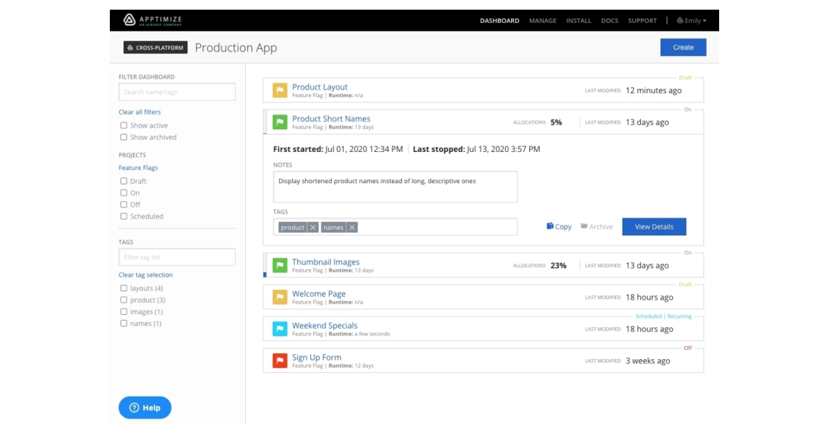 Resumen: Airship lanza una versión gratuita de Feature Flags de Apptimize que permite a los ...