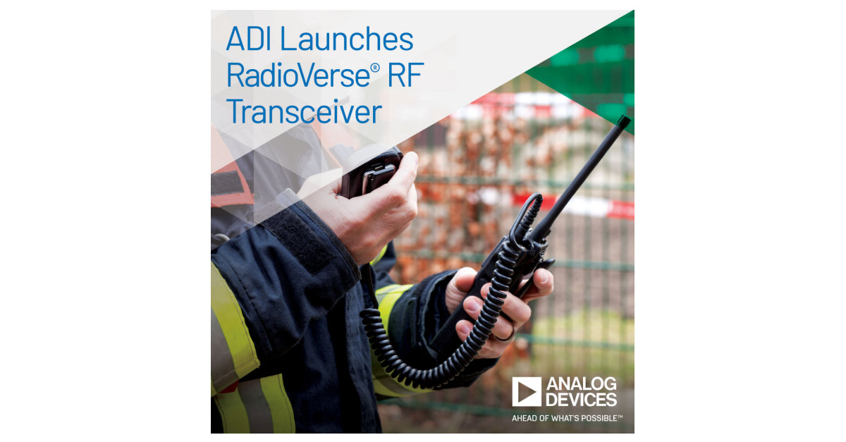 Analog Devices Launches High Dynamic Range RF Transceiver for ...