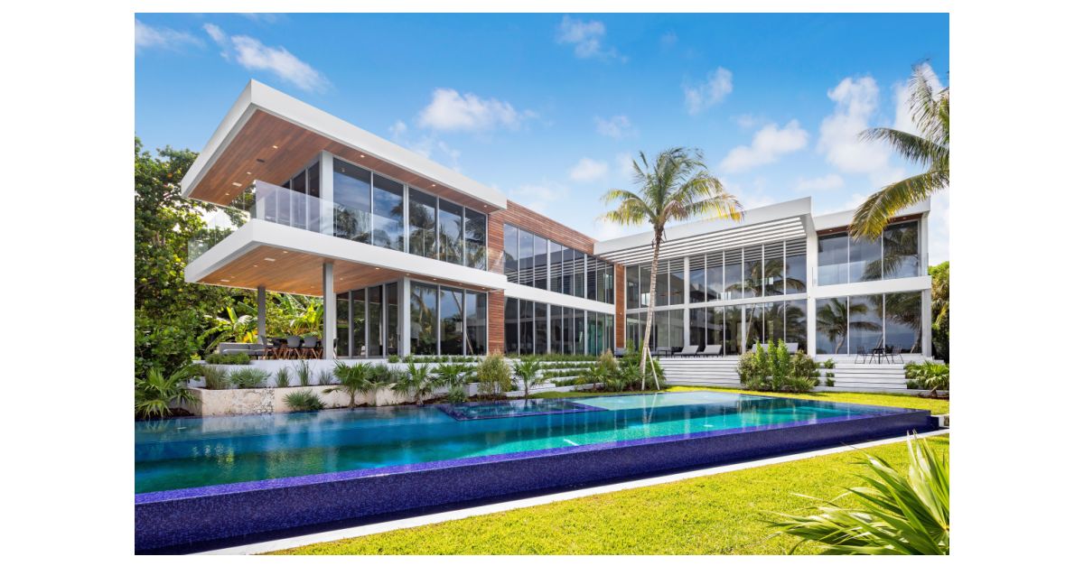 MV Group USA Built Bayfront New Construction Mansion Hits Market at ...