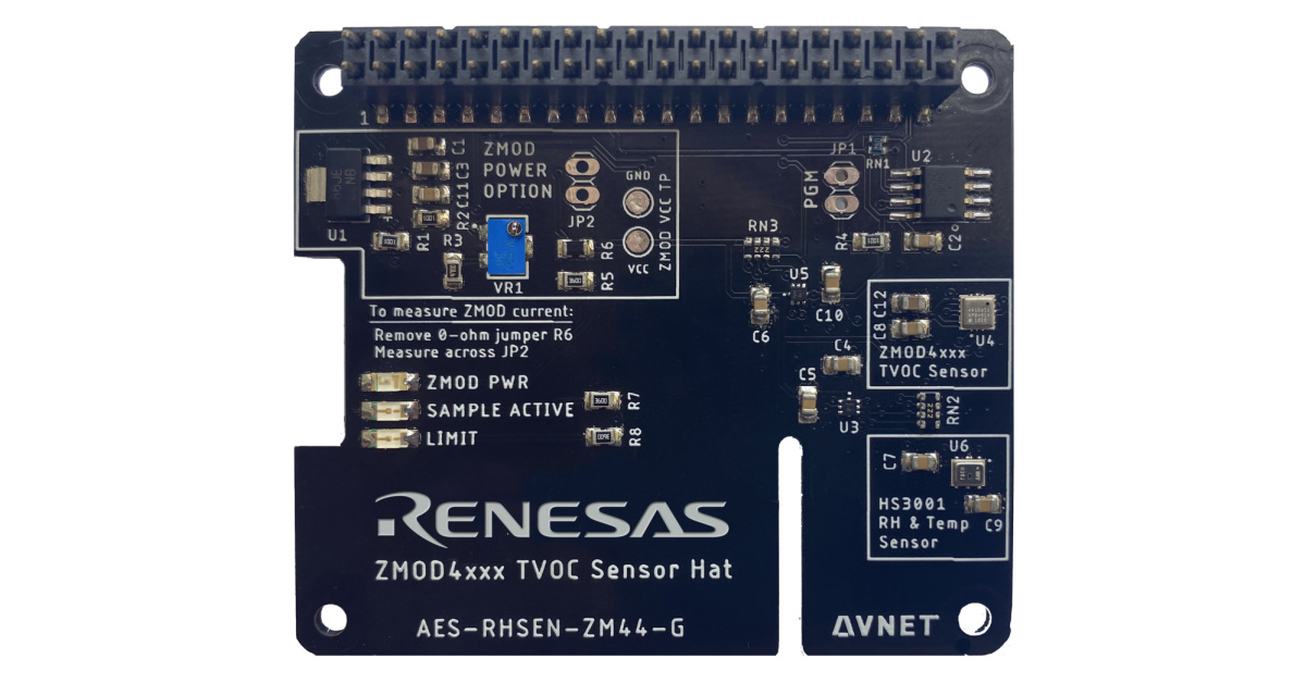 Avnet Introduces Indoor Air Quality Sensor HAT for Raspberry Pi for ...